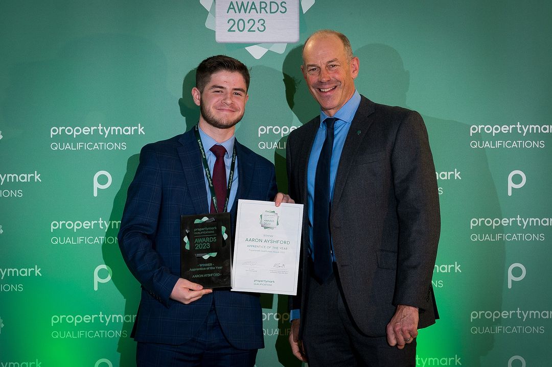 Aaron Ayshford named Propertymark Apprentice of the Year - Crown ...